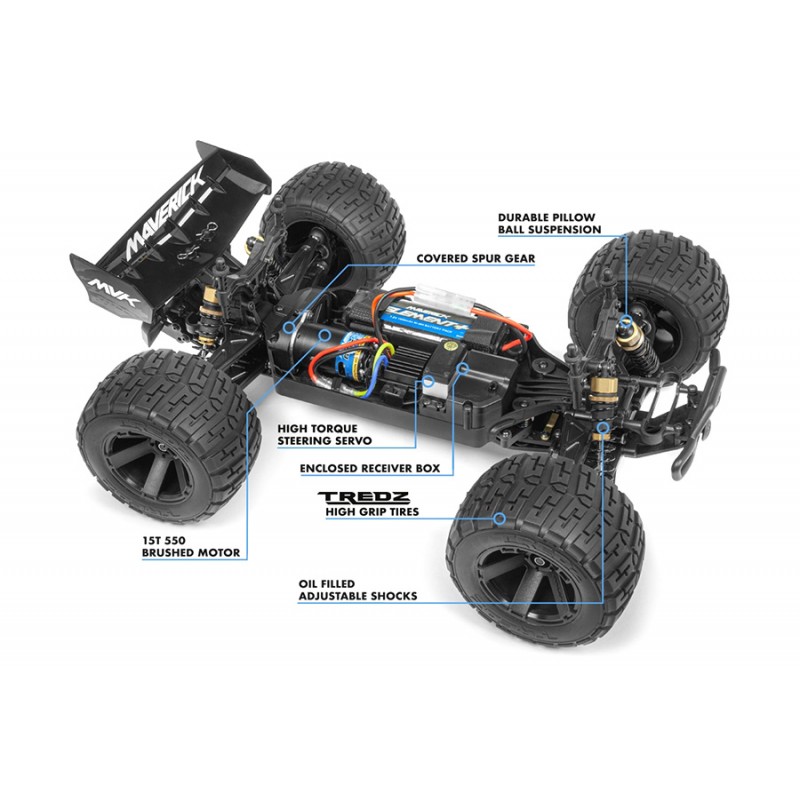Maverick RC Quantum XT 1/10 4WD Stadium
